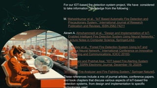 Iot based forest Fire detected system using audino | PPTX