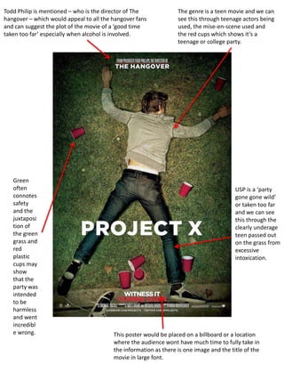 Project x movie posters | PDF