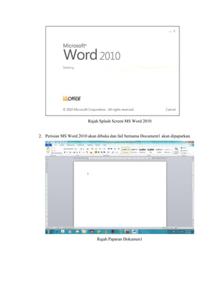 Projek 1 Microsoft Word : Membina Surat | PDF