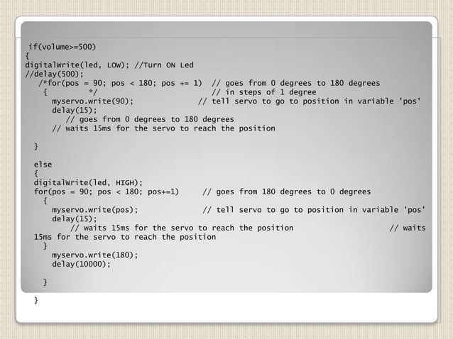 Project arduino uno with sound sensor | PPTX