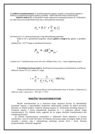 Projekat sedmice. El. komponente | PDF