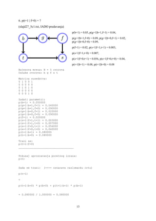 Calculating Conditional Probabilities and Independence within Bayesian Networks | PDF