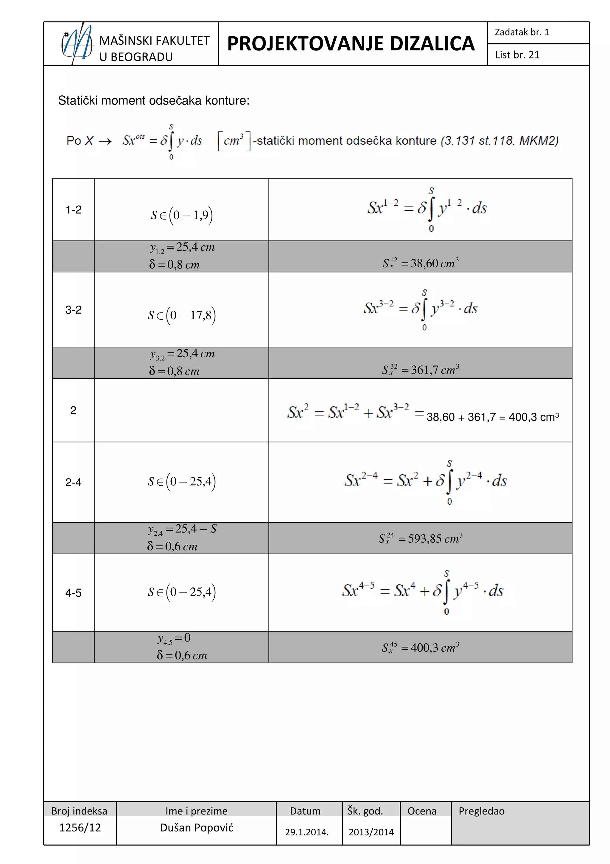 Projekat dizalice | PDF
