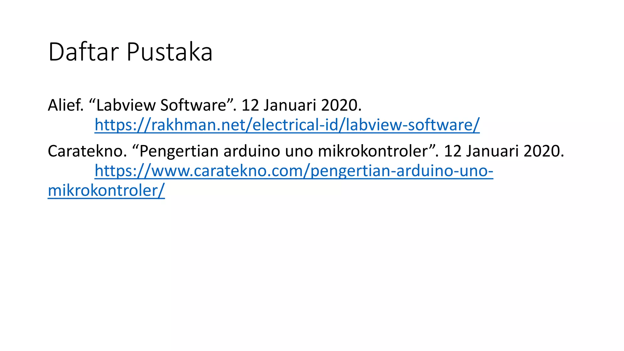 Smart Roof Arduino with LabVIEW | PPTX