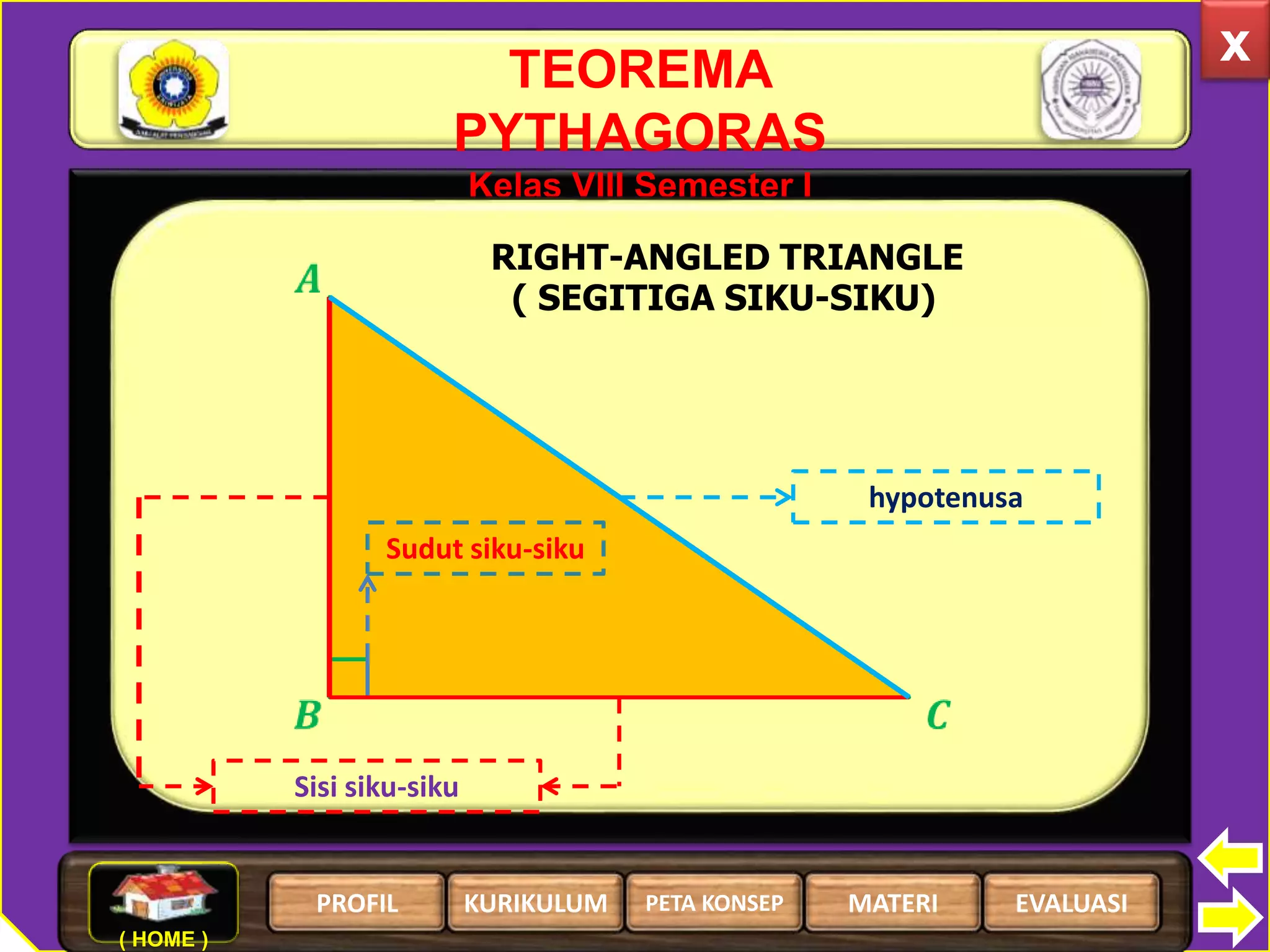 PPT Teorema Pythagoras | PPTX