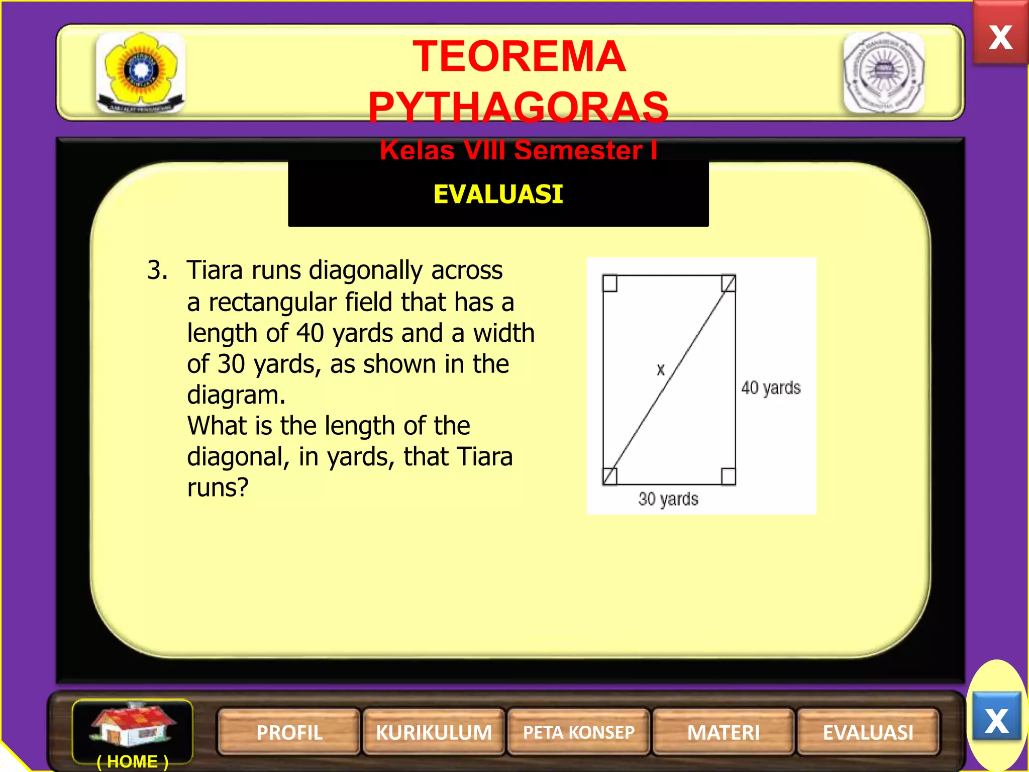 PPT Teorema Pythagoras | PPTX