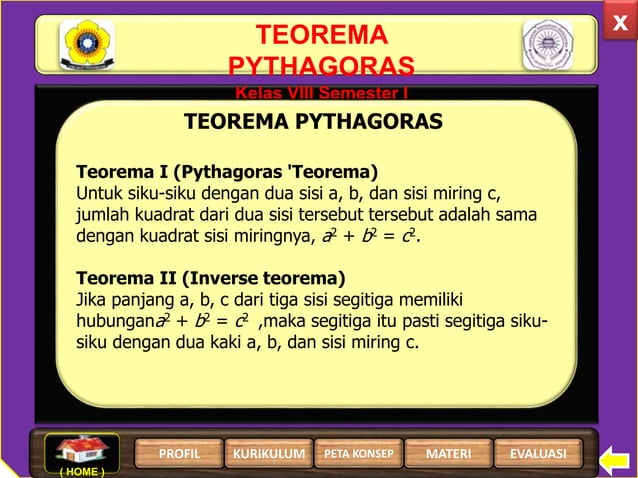 PPT Teorema Pythagoras | PPTX