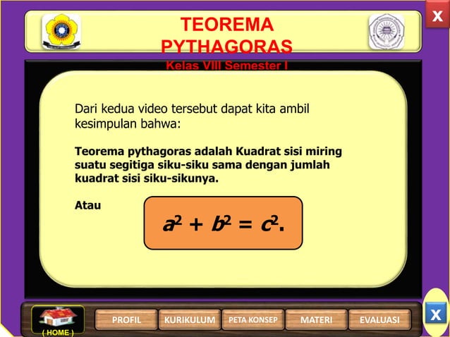 PPT Teorema Pythagoras | PPTX
