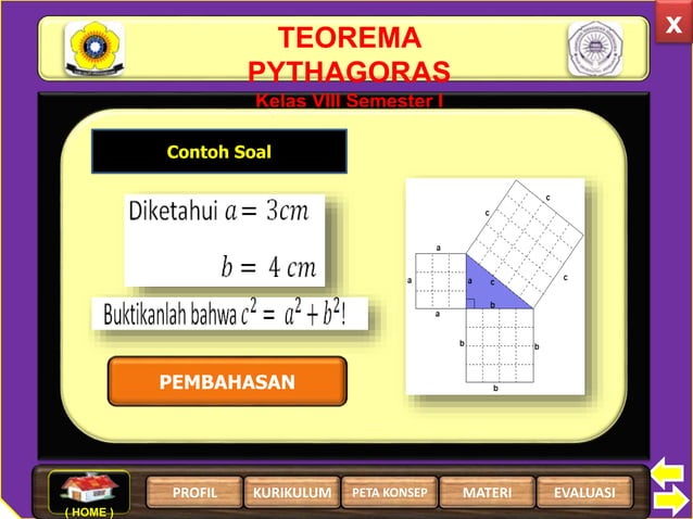 PPT Teorema Pythagoras | PPTX