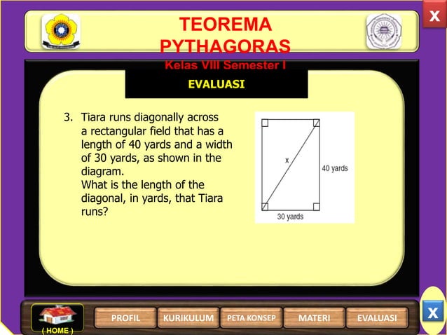 PPT Teorema Pythagoras | PPTX