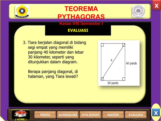 PPT Teorema Pythagoras | PPTX