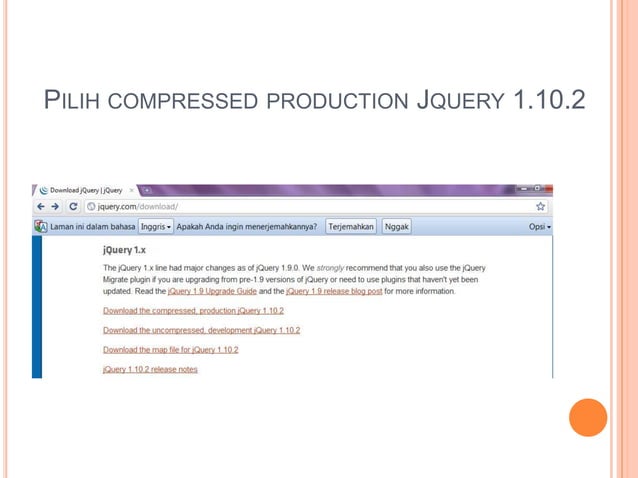 HELLO WORD MENGGUNAKAN JQUERY | PPTX HELLO WORD MENGGUNAKAN JQUERY | PPTX