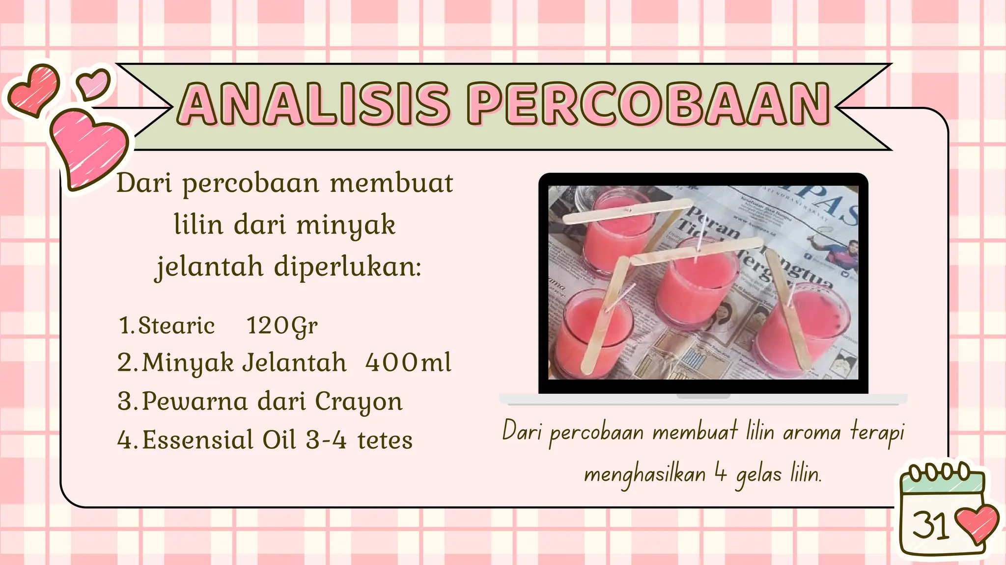 Project Membuat Lilin Aromatheraphy dari Minyak Jelantah | PDF