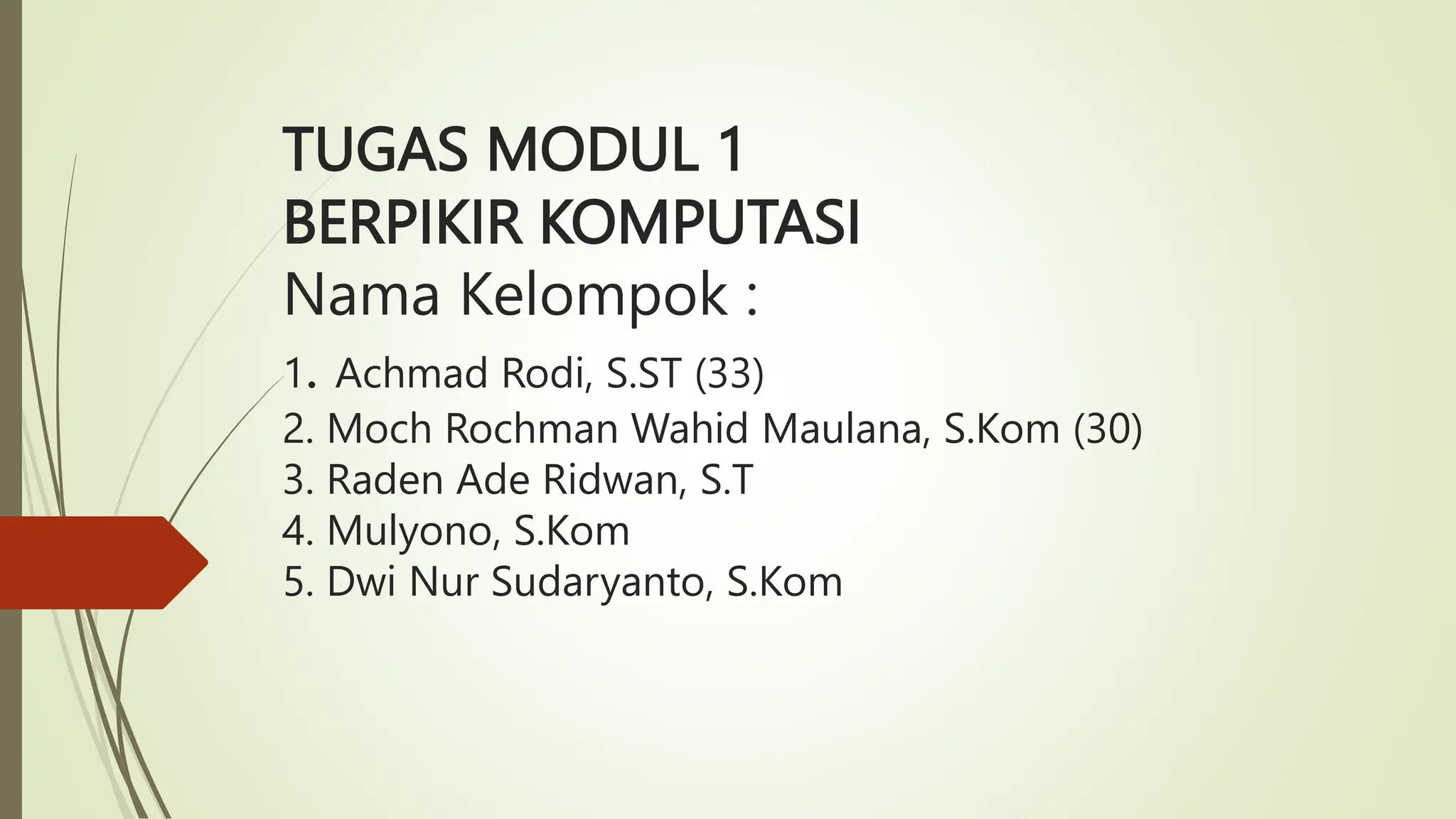 Projek Modul 1 Tentang Berpikir Komputasi Pptx