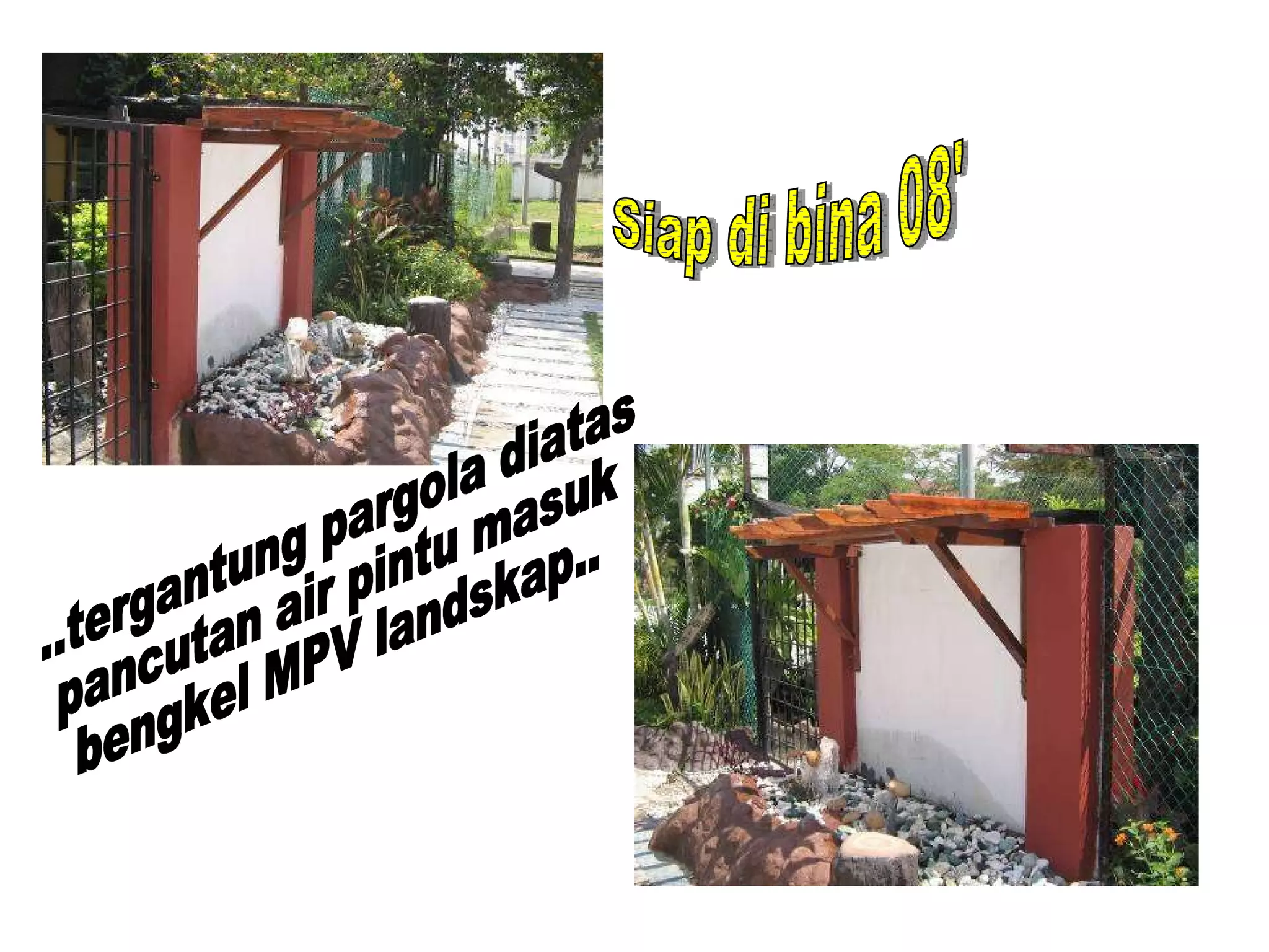 Projek Pargola Kayu Terbuang 08 | PPT