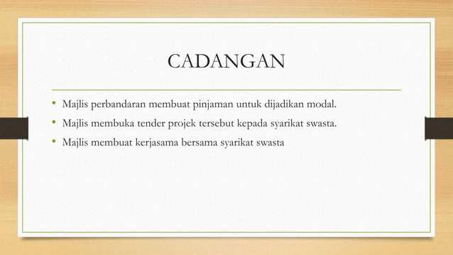 Projek pembangunan | PPTX