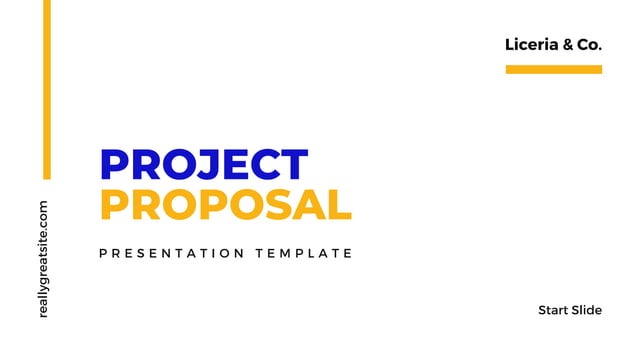 Projek Proposal Persentasi template yang bagus | PPT