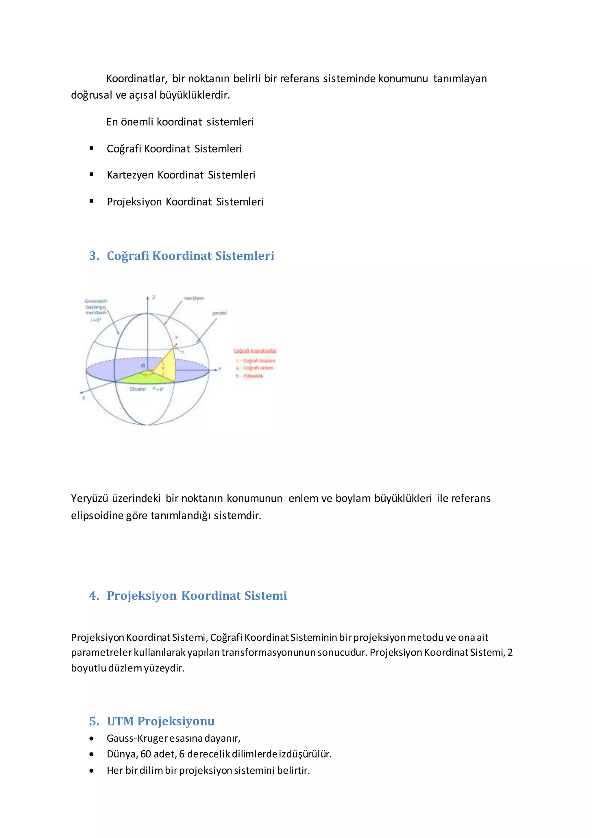 Netcad de Projeksiyon ve Dönüşümleri | DOCX