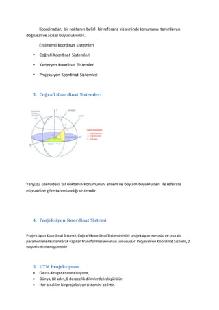 Netcad de Projeksiyon ve Dönüşümleri | DOCX