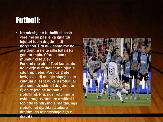 Fizika dhe Sporti | PPTX