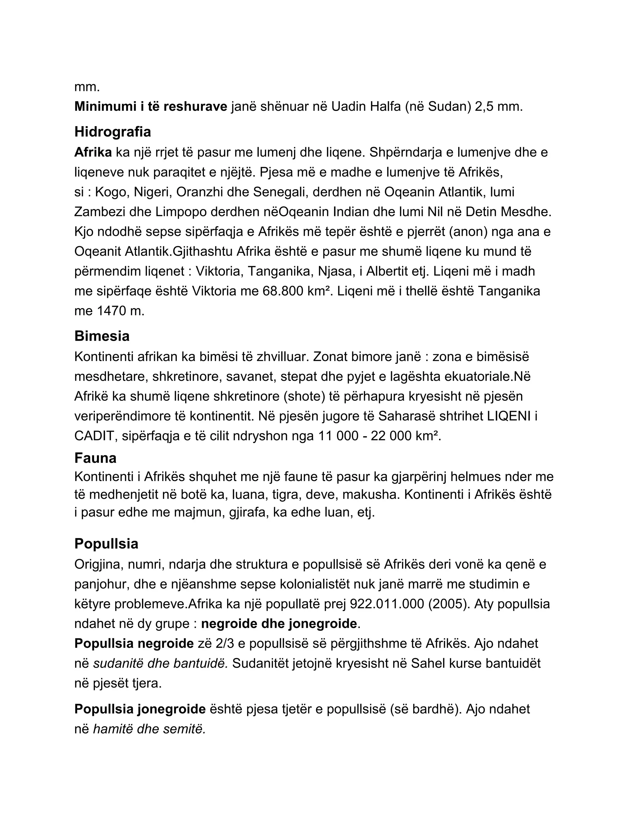 Projekt gjeografi | DOCX