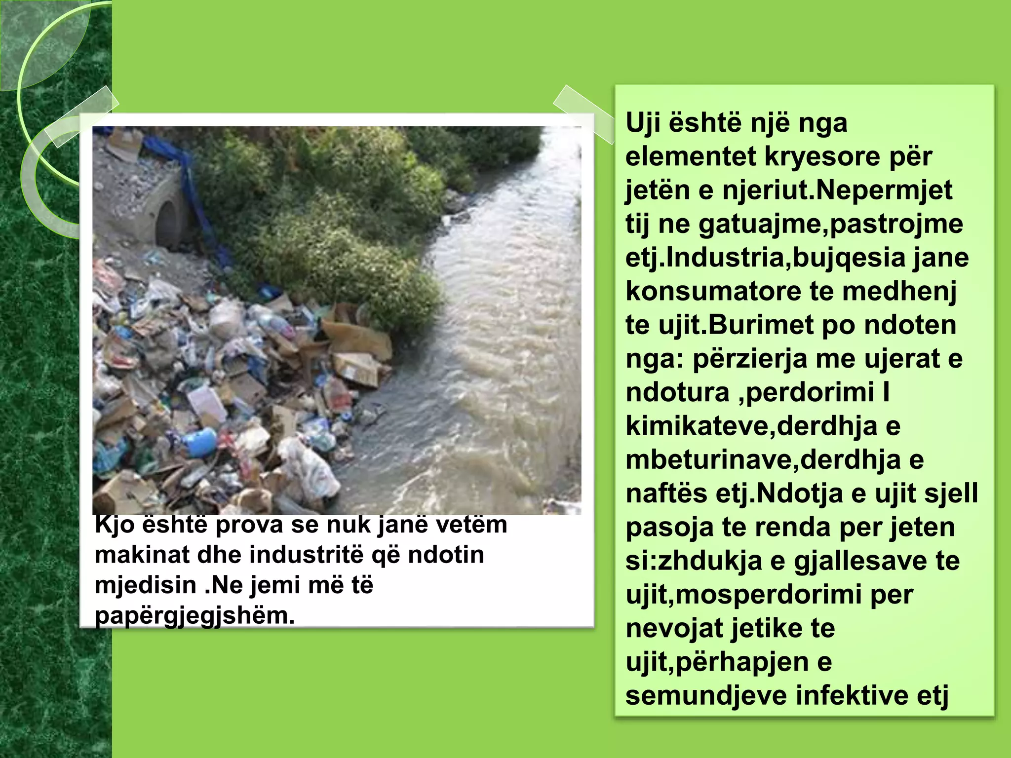 PROJEKT-Ndotja e Mjedisit | PPTX