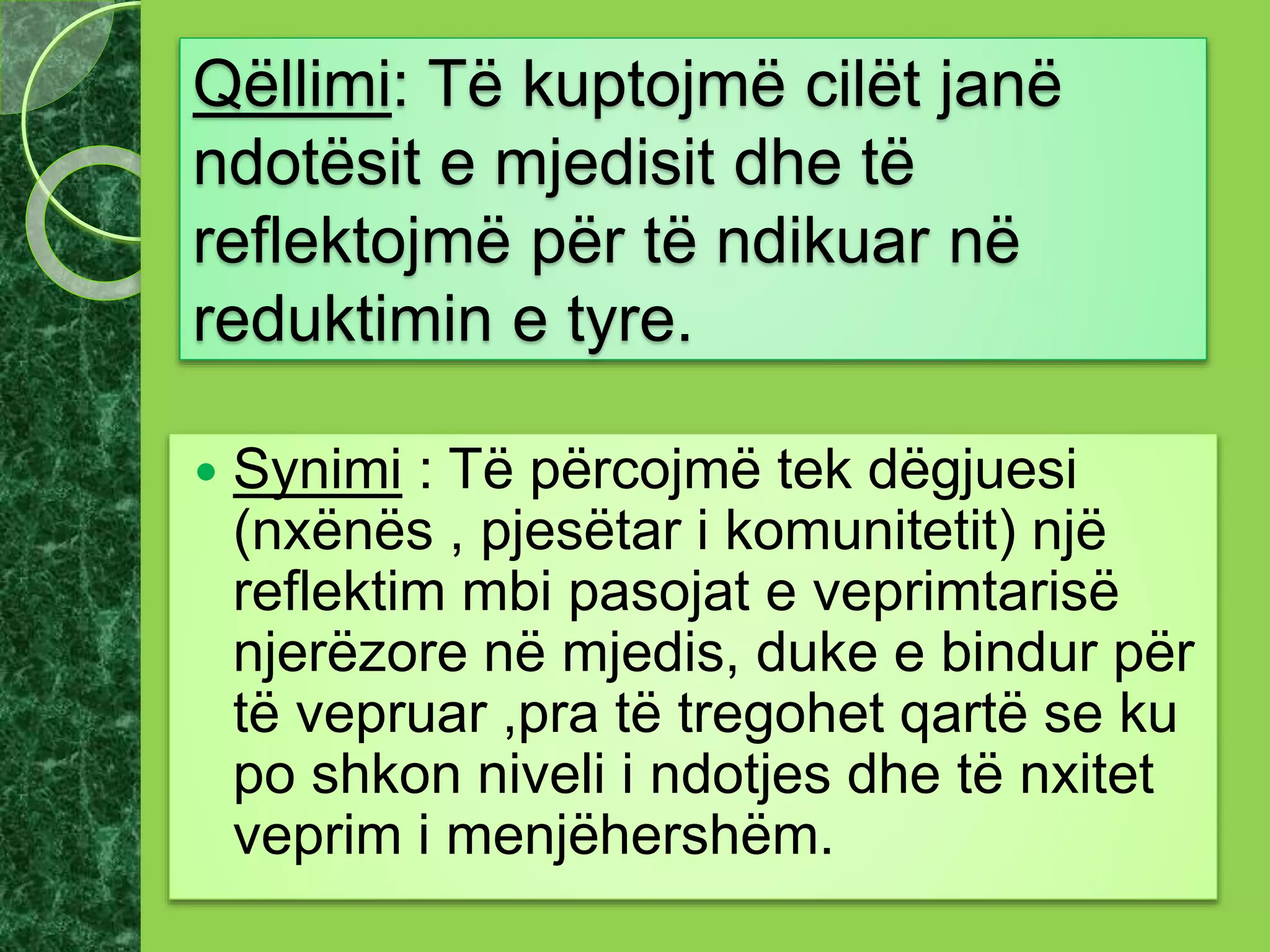 PROJEKT-Ndotja e Mjedisit | PPTX