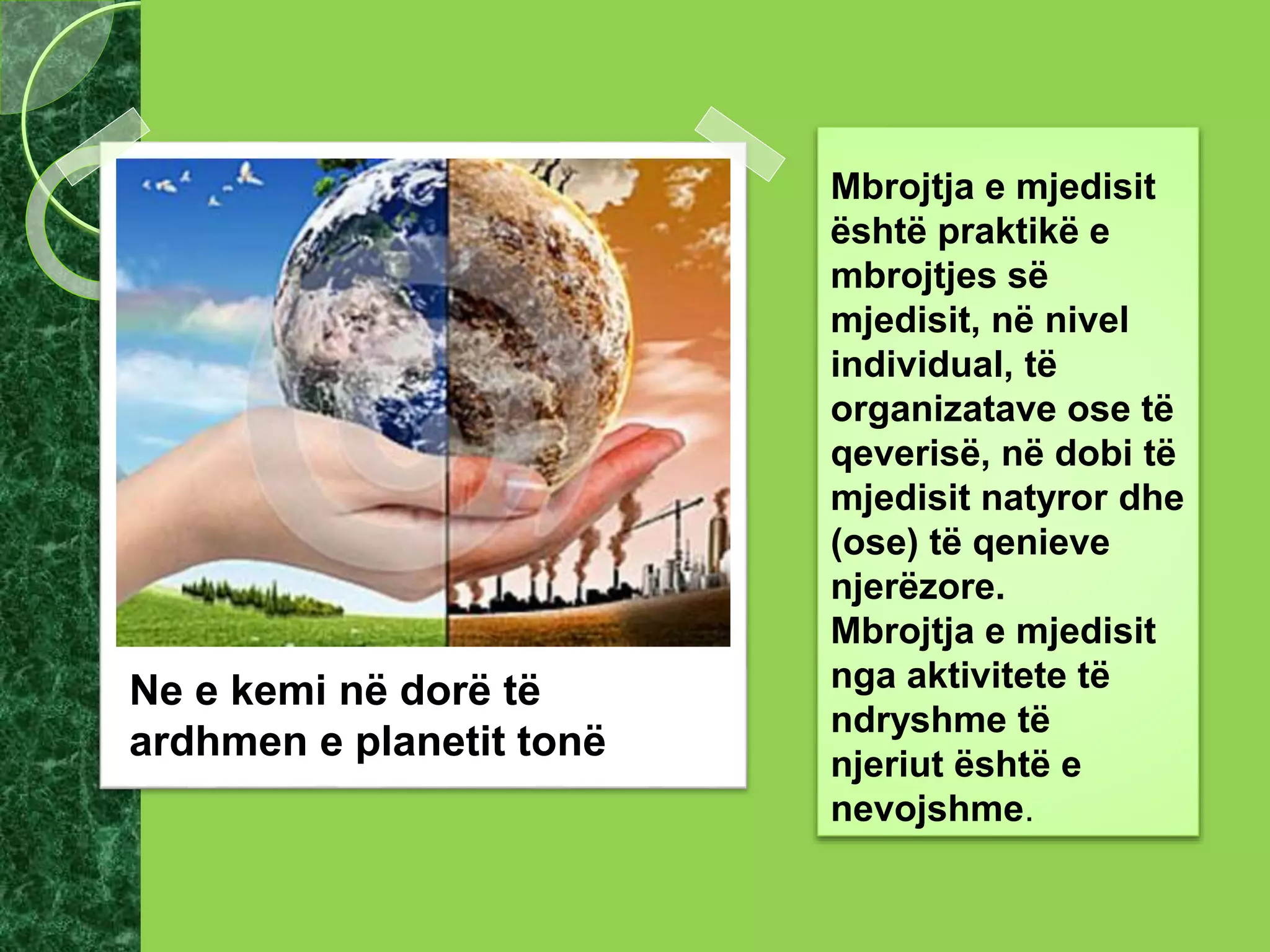 PROJEKT-Ndotja e Mjedisit | PPTX