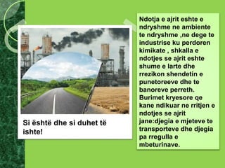 PROJEKT-Ndotja e Mjedisit | PPTX