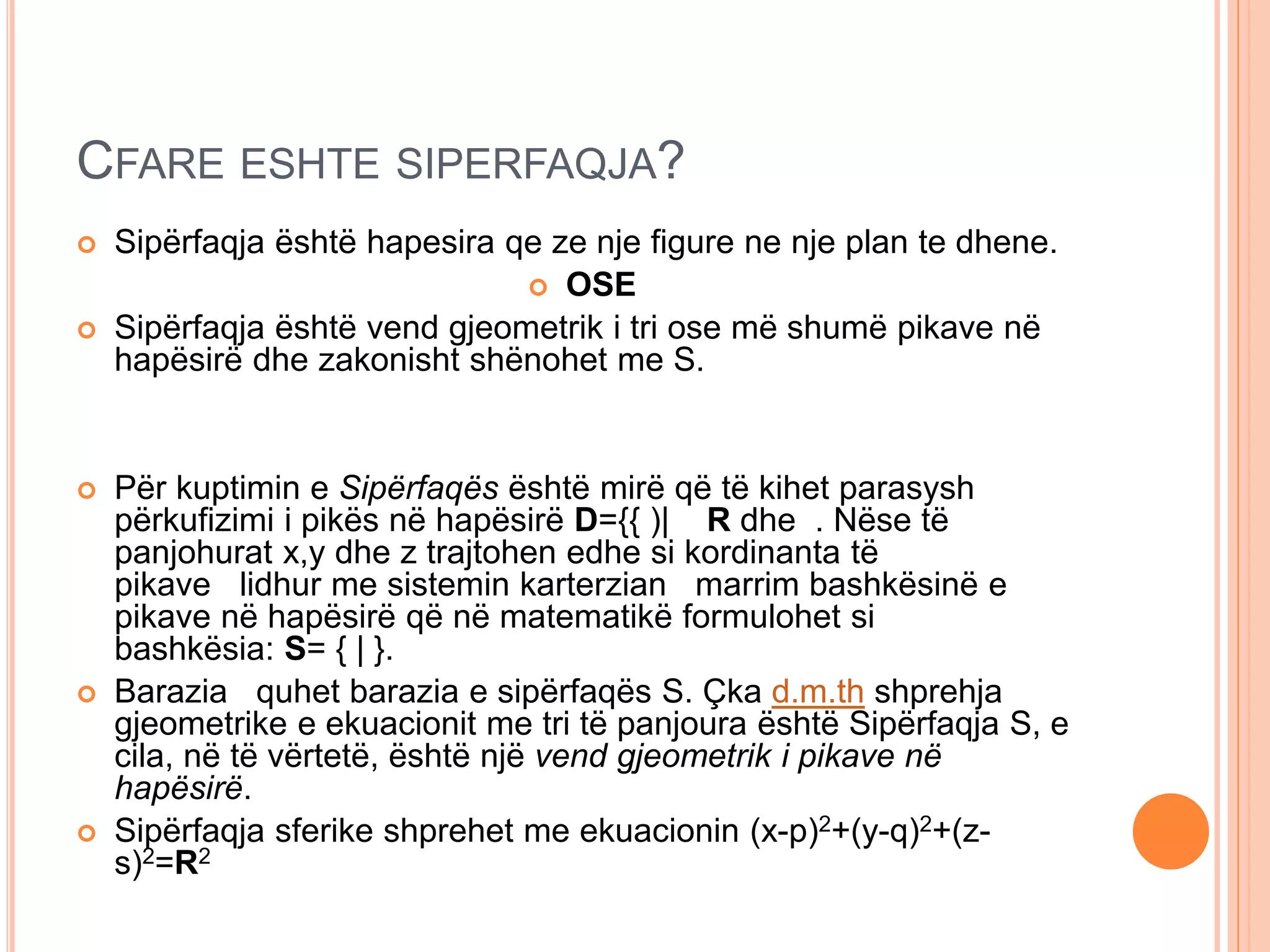 Projekt; Gjeometria ne programet shkollore e jeten e perditshme | PPTX