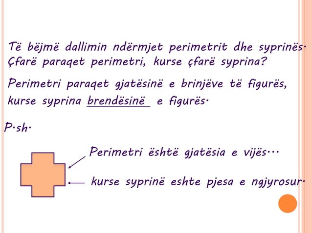 Projekt; Gjeometria ne programet shkollore e jeten e perditshme | PPTX