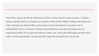 Guidë Turistike (Tiranë - Stamboll) | PPTX