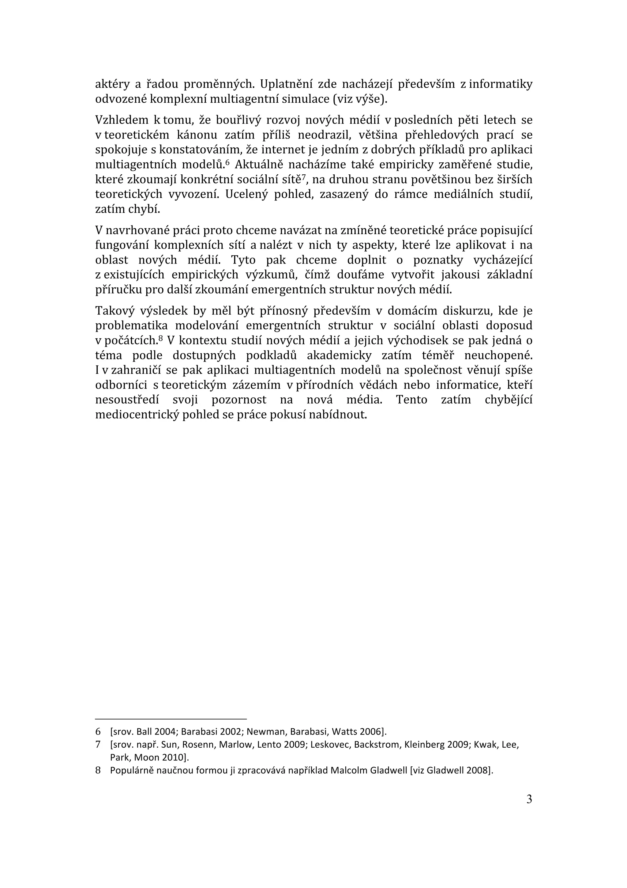 Projekt disertace - nová média | PDF