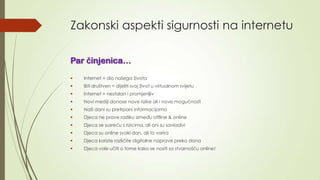 Projekt „Sigurnost djece na internetu” | PPT