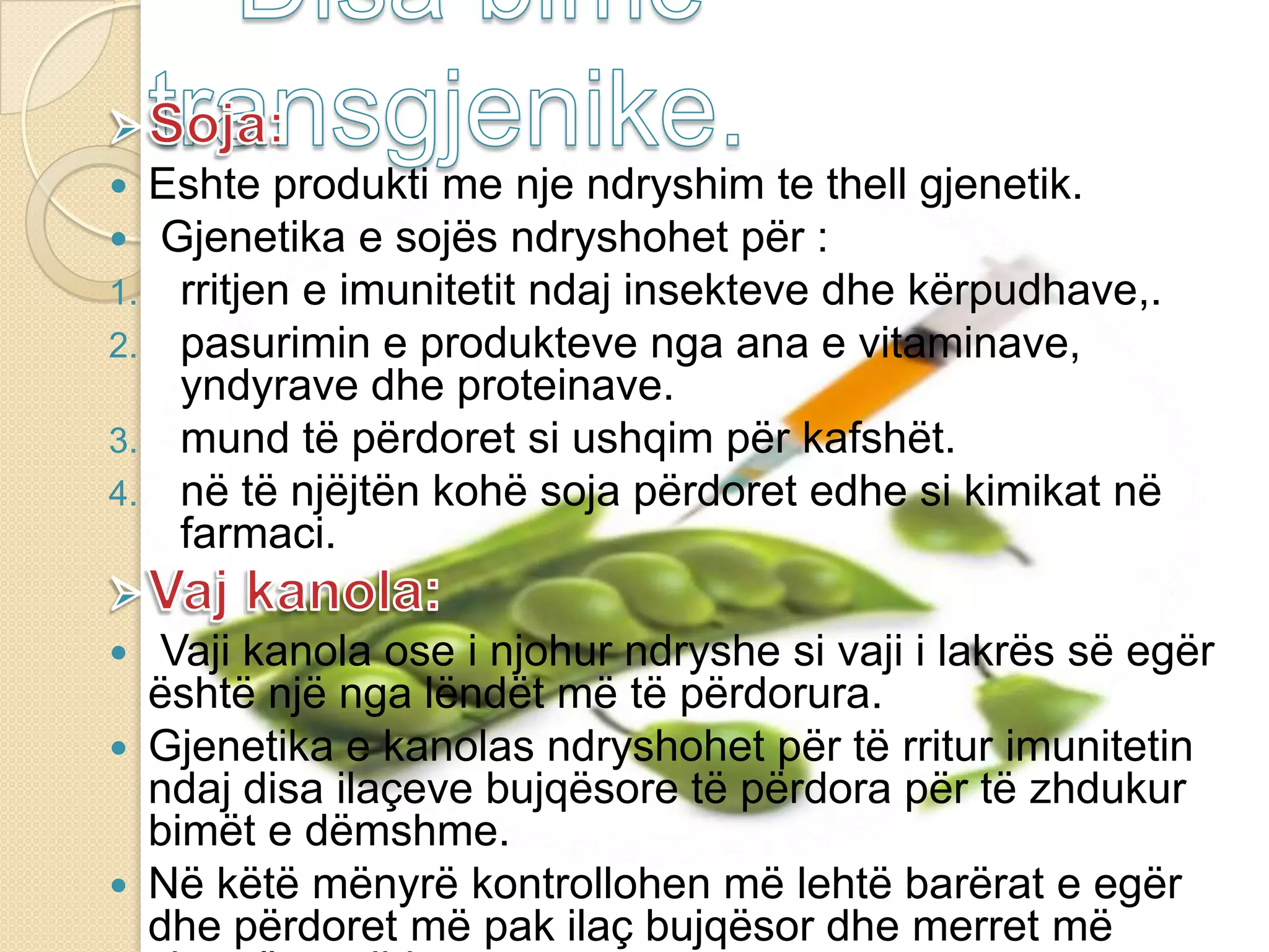 Bimet Transgjenike (biologji) | PPTX