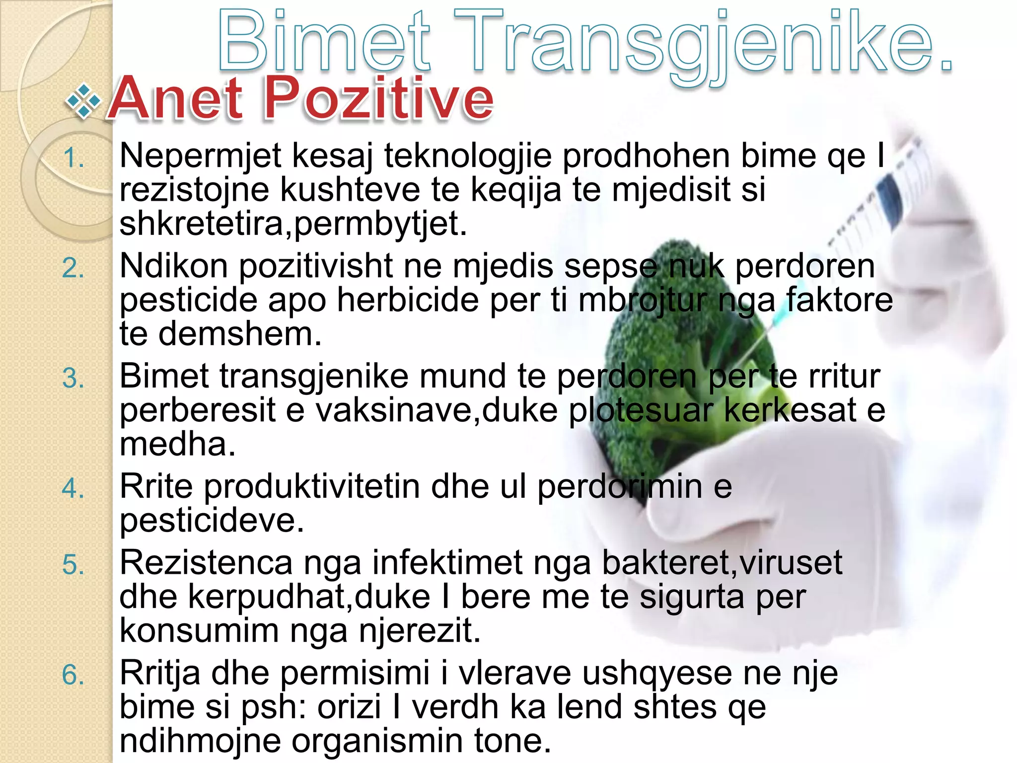 Bimet Transgjenike (biologji) | PPTX