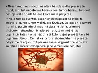 Kanceri,forme e rebelimit qelizor | PPTX