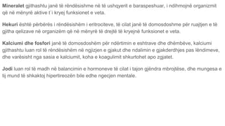 Projekt biologjie:Ushqimi dhe shendeti. | PPTX