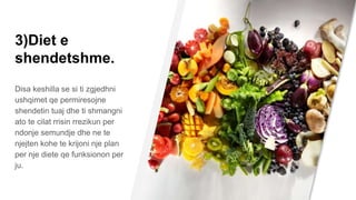 Projekt biologjie:Ushqimi dhe shendeti. | PPTX