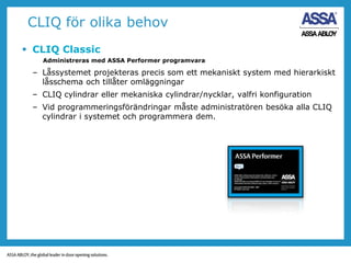 Projekteringsguide ASM - CLIQ Remote | PPT