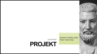 Politika Antike, Filozofi | PPTX