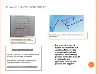 Projekt fizike- Puna dhe energjia ne fushen elektrostatike | PPTX