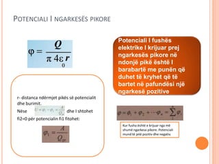 Projekt fizike- Puna dhe energjia ne fushen elektrostatike | PPTX
