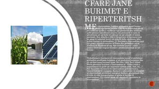 Energjia dhe burimet e riperteritshme dhe burimet e pariperteritshme ...