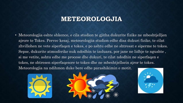 Projekt Fizik Parashikimi Motit dhe Shtypja Atmosferike | PPTX