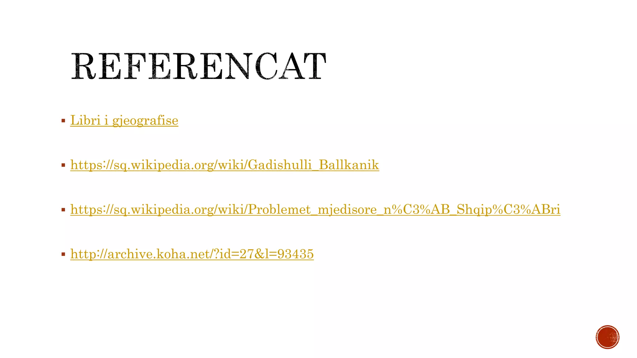 Projekt gjeografi | PPTX