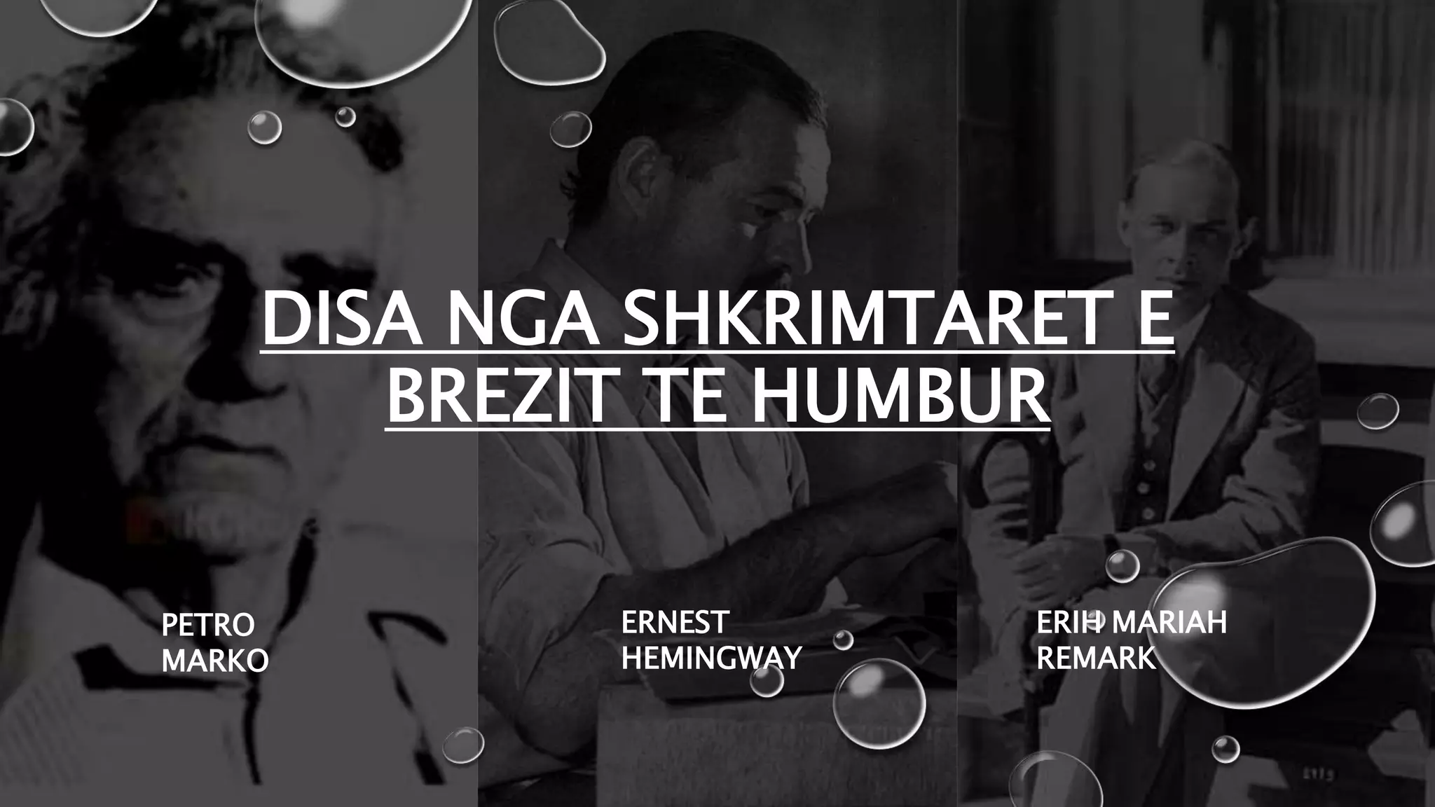 SHKRIMTARET E BREZIT TE HUMBUR | PPTX