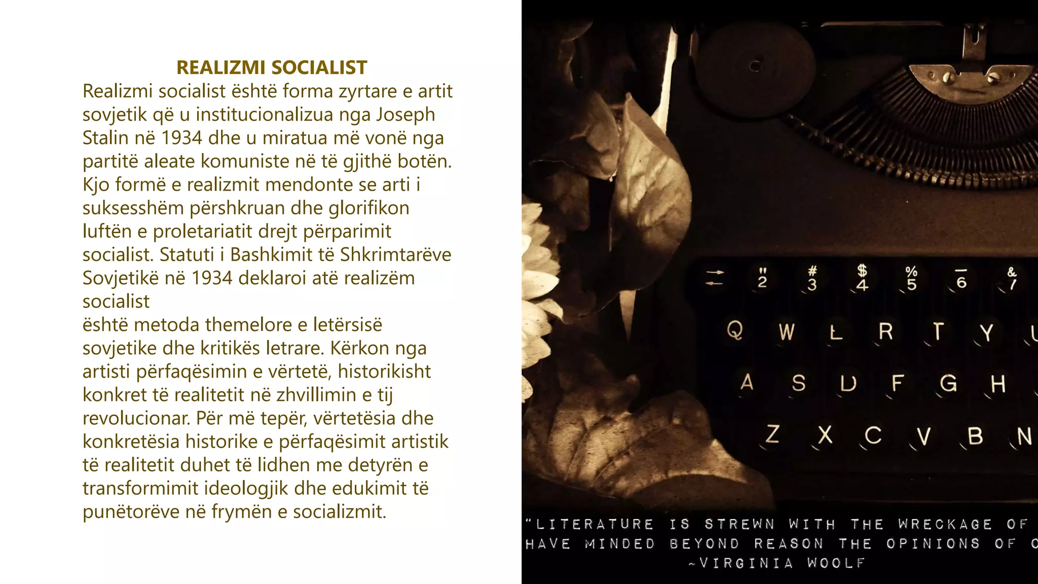 Realizmi, Projekt | PPTX