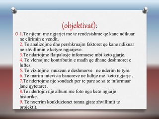 Ngjarjet me te Rendesishme Historik | PPTX