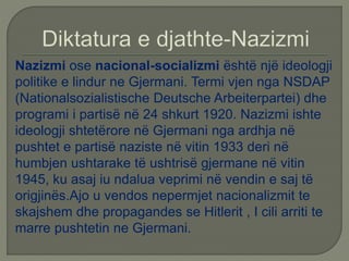 Demokracia liberale dhe diktaturat | PPTX